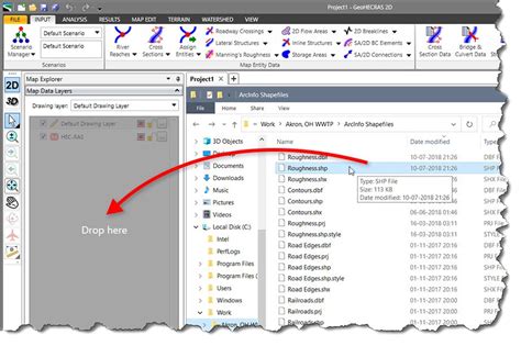 Adding A Gis Shapefile To A Project Civilgeo Knowledge Base