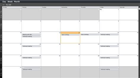 radscheduler for silverlight