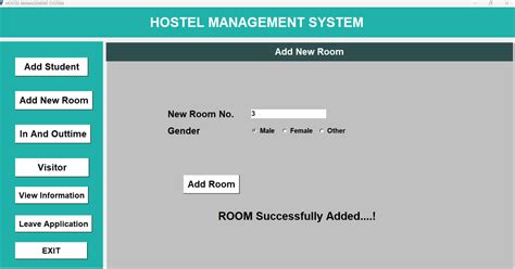 Github Pirjademlhostel Management System A Hostel Management