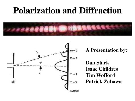 Ppt Polarization And Diffraction Powerpoint Presentation Free