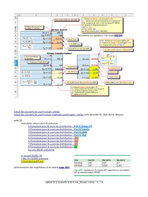 Calcul Courant De Court Circuit Pdf