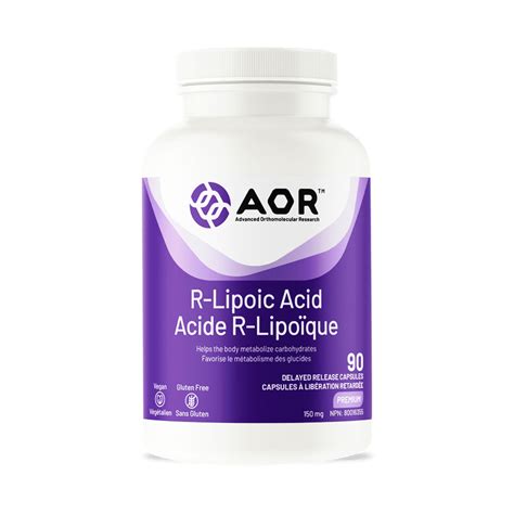 Aor R Lipoic Acid 300 Mg Active Ala Capsules
