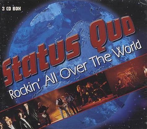 Status Quo Rockin All Over The World German 3 Cd Album Set Triple Cd