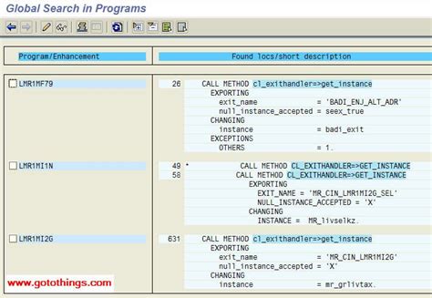 how user exits can be used