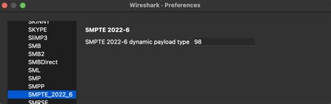 Customising Wireshark To Analyse Smpte 2022 6 And Smpte 2110 Rtp And Ptp Traffic Ct Knowledge Base