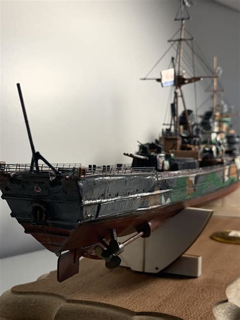 1 350 Soviet Cruiser Molotov Ww2 Scratch Build Scratchbuilding Imodeler