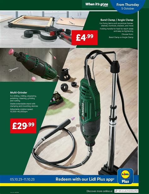 LIDL UK Offers Special Buys From 5 October Page 39