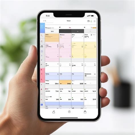 A Screenshot Of A Productivity Apps Calendar View With Scheduled Tasks