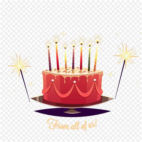 卡通插着蜡烛的生日蛋糕png图片素材下载图片编号qxzpekmq 免抠素材网
