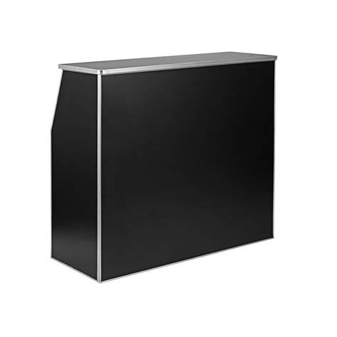4′ Black Folding Bar Elite Pbs Tents And Events