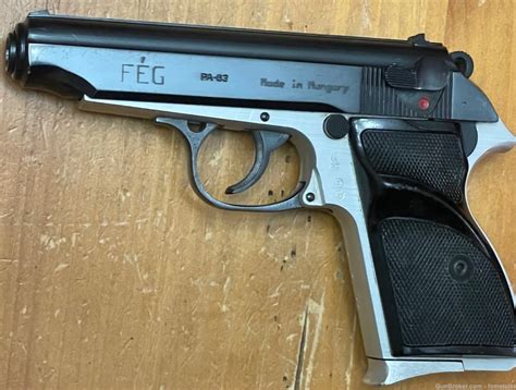 Feg Pa 63 9mm 9x18 Makarov Two Tone Hungary Semi Auto Pistols At