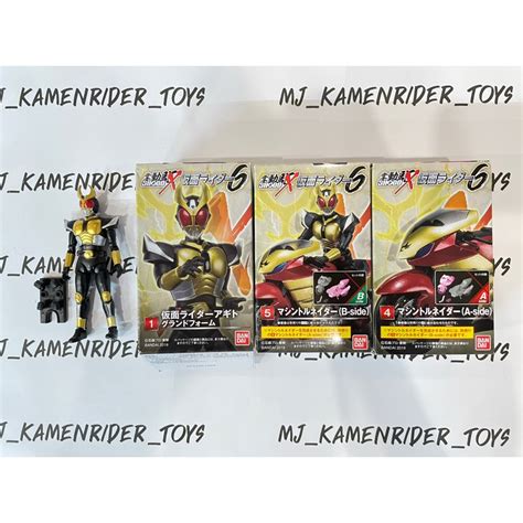 [bandai] Shodo X 6 Kamen Rider Agito Machine Tornado Shopee Thailand