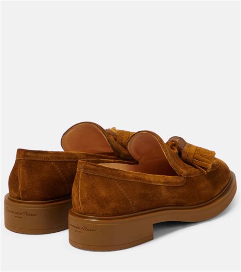 브라운 스웨이드 로퍼 Gianvito Rossi Mytheresa