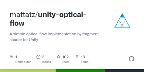 GitHub Mattatz Unity Optical Flow A Simple Optical Flow Implementation By Fragment Shader For