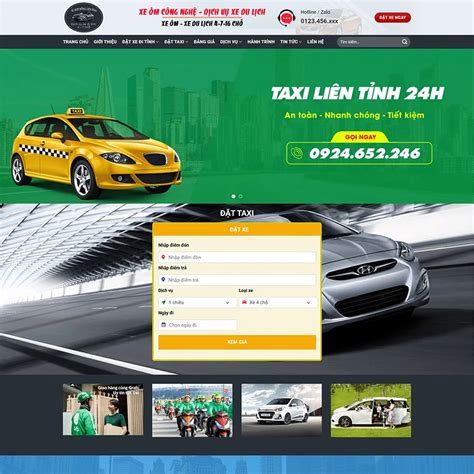 Source Code Mẫu Website Dịch Vụ Thuê Xe Taxi 04 Chuẩn đẹp 2025 Themevip Source Code Mẫu