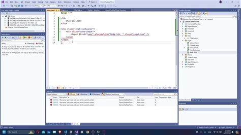 Demo Chat Realtime Blazor Server Signalr Youtube