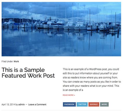 Inspired Layout For Posts Page In Genesis Sridhar Katakam
