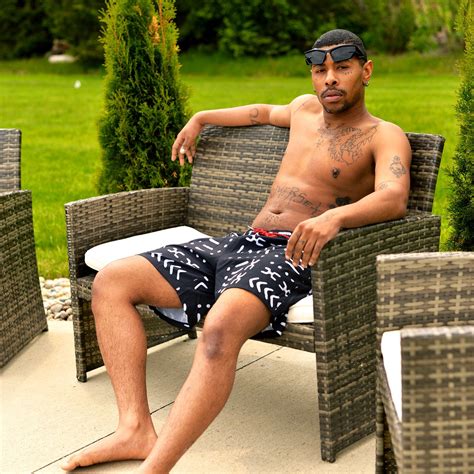 The 6 Inseam Mud Black Swim Trunks Diop