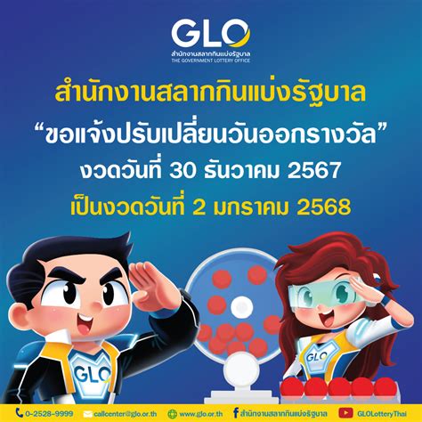 คอหวยโปรดทราบ สนง สลากฯ เลื่อนออกรางวัลงวดสิ้นปี 67 ไปเป็น 2 ม ค 68 อินโฟเควสท์