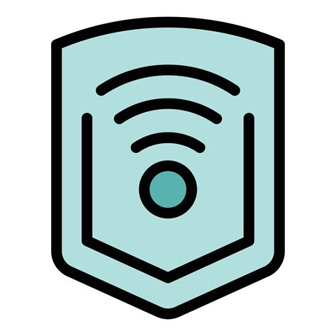 Wifi Secured Icon Vector Flat Vector Art At Vecteezy