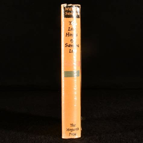 The Last Hours Of Sandra Lee By William Sansom Near Fine Cloth 1961