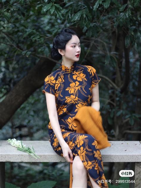 旗袍风韵 小红书转载 堆糖美图壁纸兴趣社区