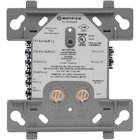 Notifier Ftm 1a Firephone Control Module
