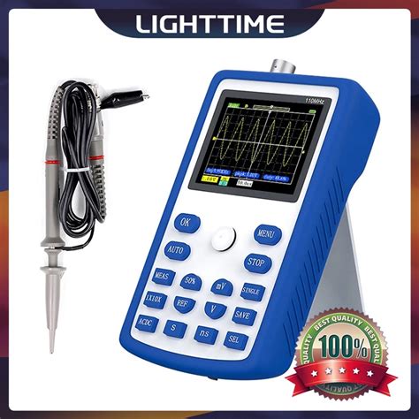 Professional Digital Oscilloscope Handheld Mini Portable Oscilloscope 110m Analog Bandwidth