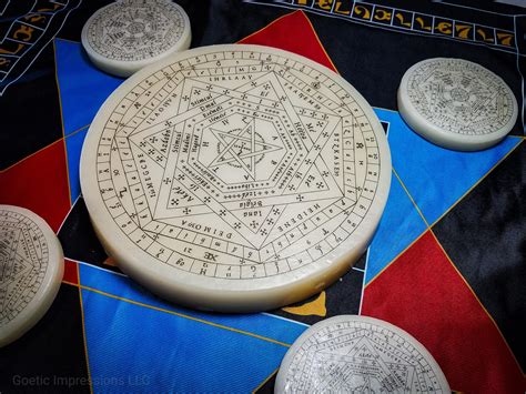 Wax Sigillum Dei Aemeth Enochian Ceremonial Magick 9 And 4 Sets Etsy