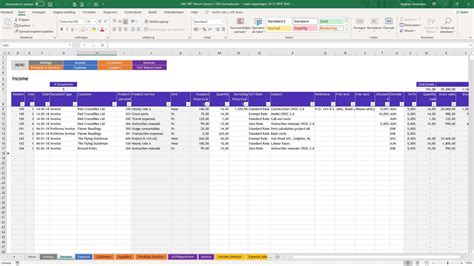 UAE VAT Return System Excel Accounting Template