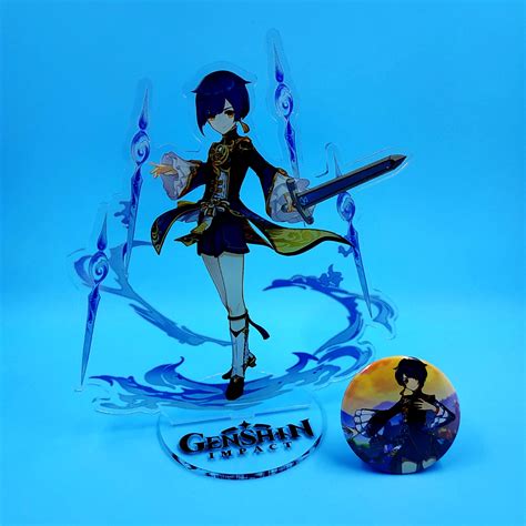 Акриловая фигурка Син Цю из Геншин Импакт / Genshin Impact | Интернет ...