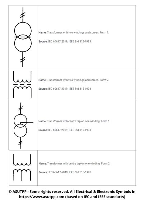Transformer Schematic Symbols By Asutpp Com Issuu