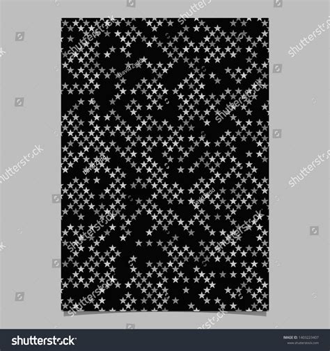 Repeating Pentagram Star Pattern Poster Background Stock Vector Royalty Free 1403223407