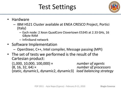 ppt distributed load balancing for parallel agent based simulations powerpoint presentation