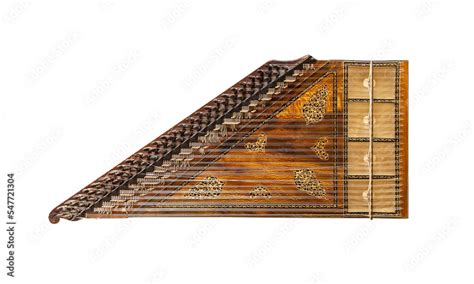 Turkish Classical Music Instrument Zither Kanun For Played Isolated On