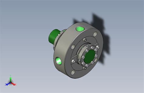 旋转轴轴封结构mf Step 模型图纸下载 懒石网