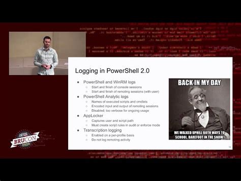 brucon talk reinvestigating powershell attacks from brucon security