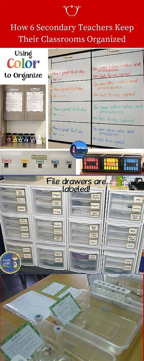 6 Ways To Keep Your Middle And High School Classroms Organized Classroom Organization