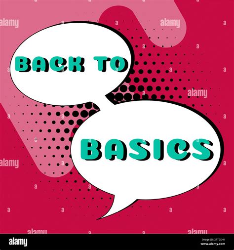 conceptual display back to basics business idea return simple things