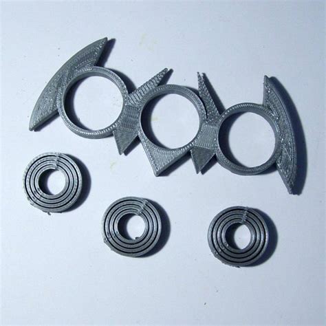 3d Printable Batarang Fidget Spinner By Ray Weatherford