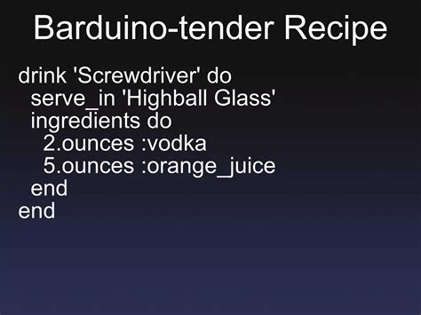 Physical Computing With The Arduino Platform And Ruby Ppt