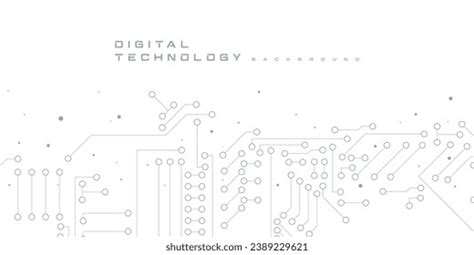 Digital Technology Futuristic Internet Network Speed Stock Vector
