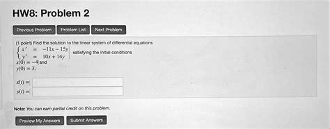 solved hw8 problem 2 previous problem problem list next problem point