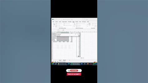Add Colours To Table In Excel Excel Exceltricks Excelshorts Mexcel Exceltips Youtube
