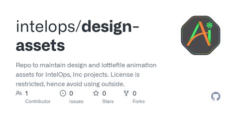 GitHub Intelops Design Assets Repo To Maintain Design And Lottiefile Animation Assets For