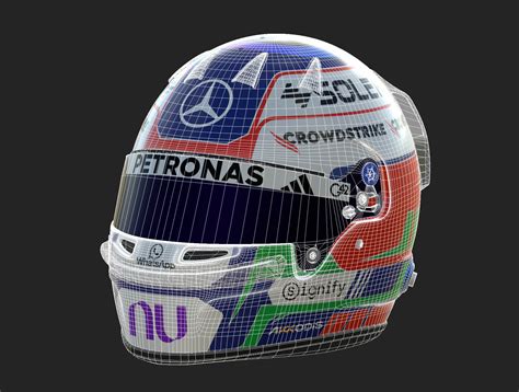 F1 Kimi Antonelli Helmet 2026 3d Model By Cactus3d