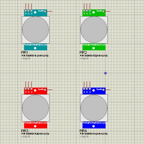 Analog Pir Sensor Library For Proteus V2 0 The Engineering Projects