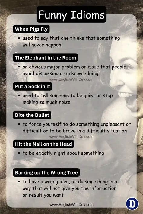 20 funny english idioms to make you laugh english with dev