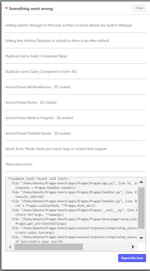 Setup Wizard Errors Frappe Forum