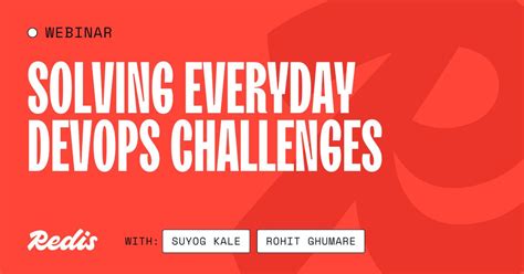 Webinar Devops Redis Day2ops Sre Infrastructureengineering Suyog Kale